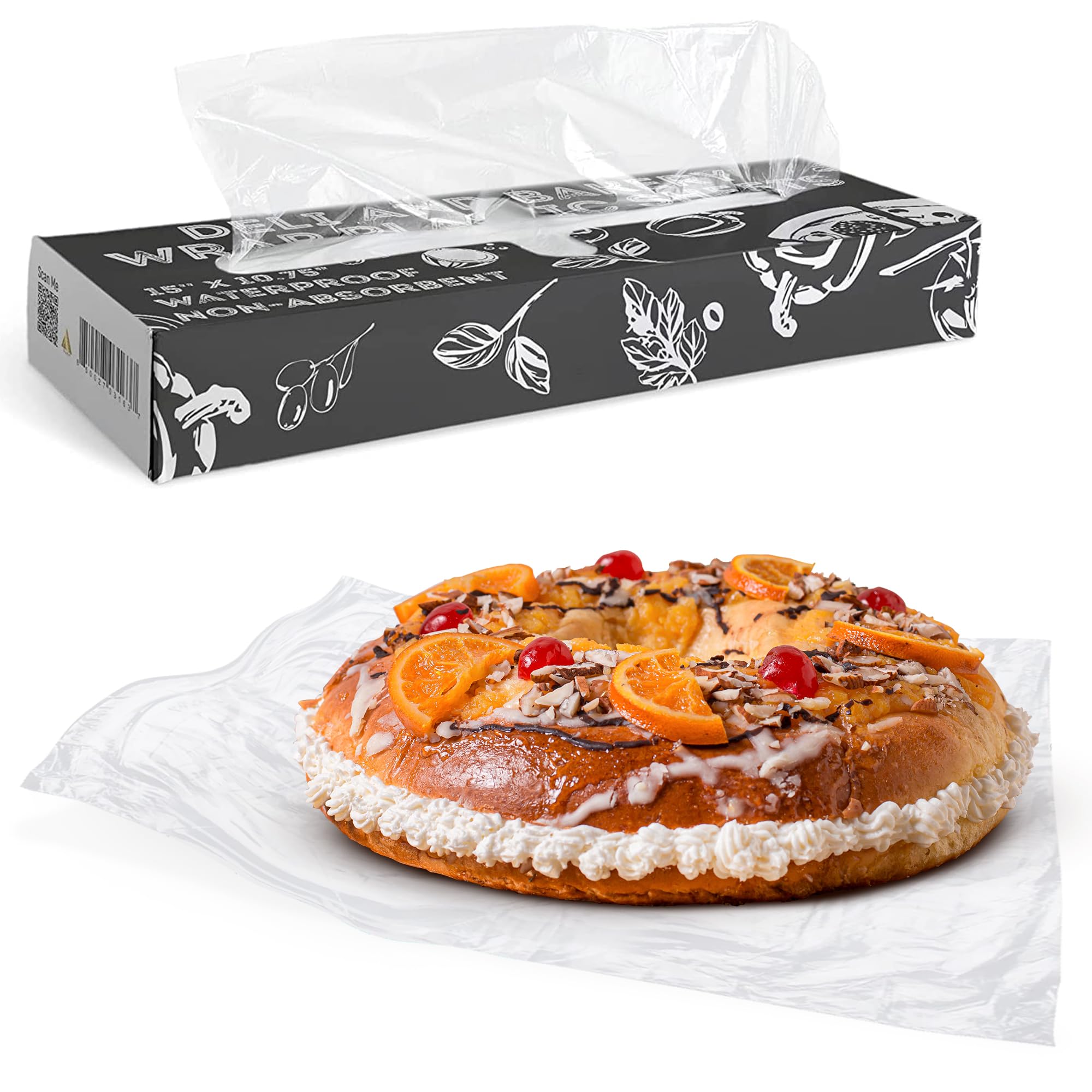 Clear Deli Plastic Wrap Sheets | Bakery Food Service Film
