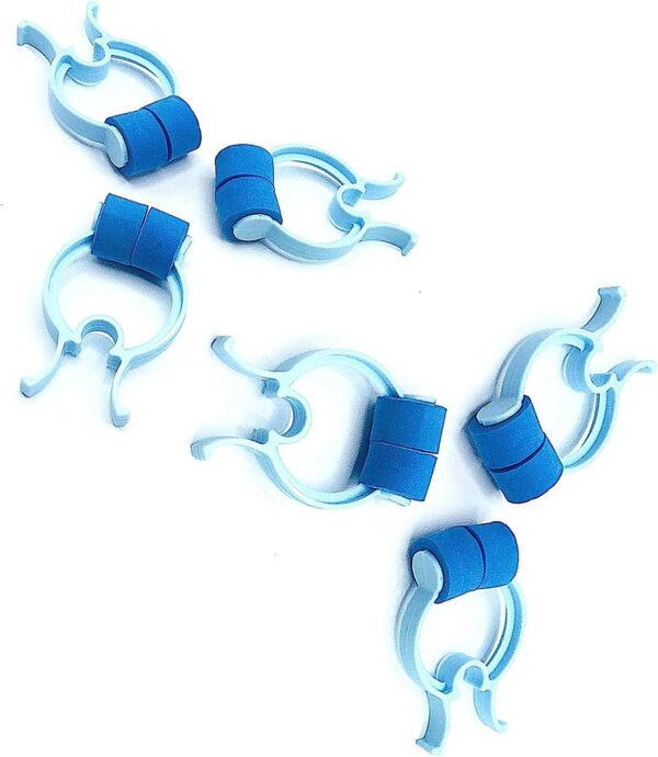 Buy 25 Blue Nose Clips for Spirometry Foam Plastic