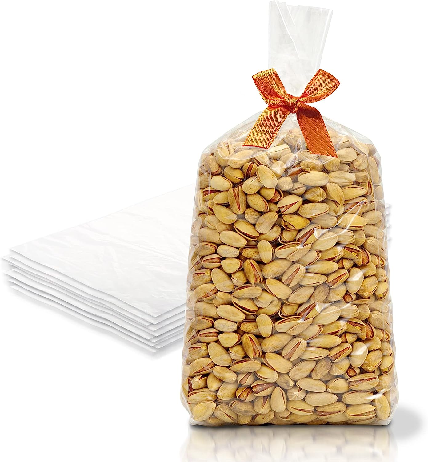 10" x 6" x 20" 1.0 Mil Clear Plastic Gusseted Bags (100 Pack ...