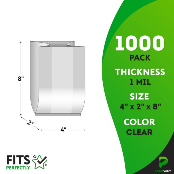 Clear Gusseted Poly Bags | Plastic Food & Packaging Bags